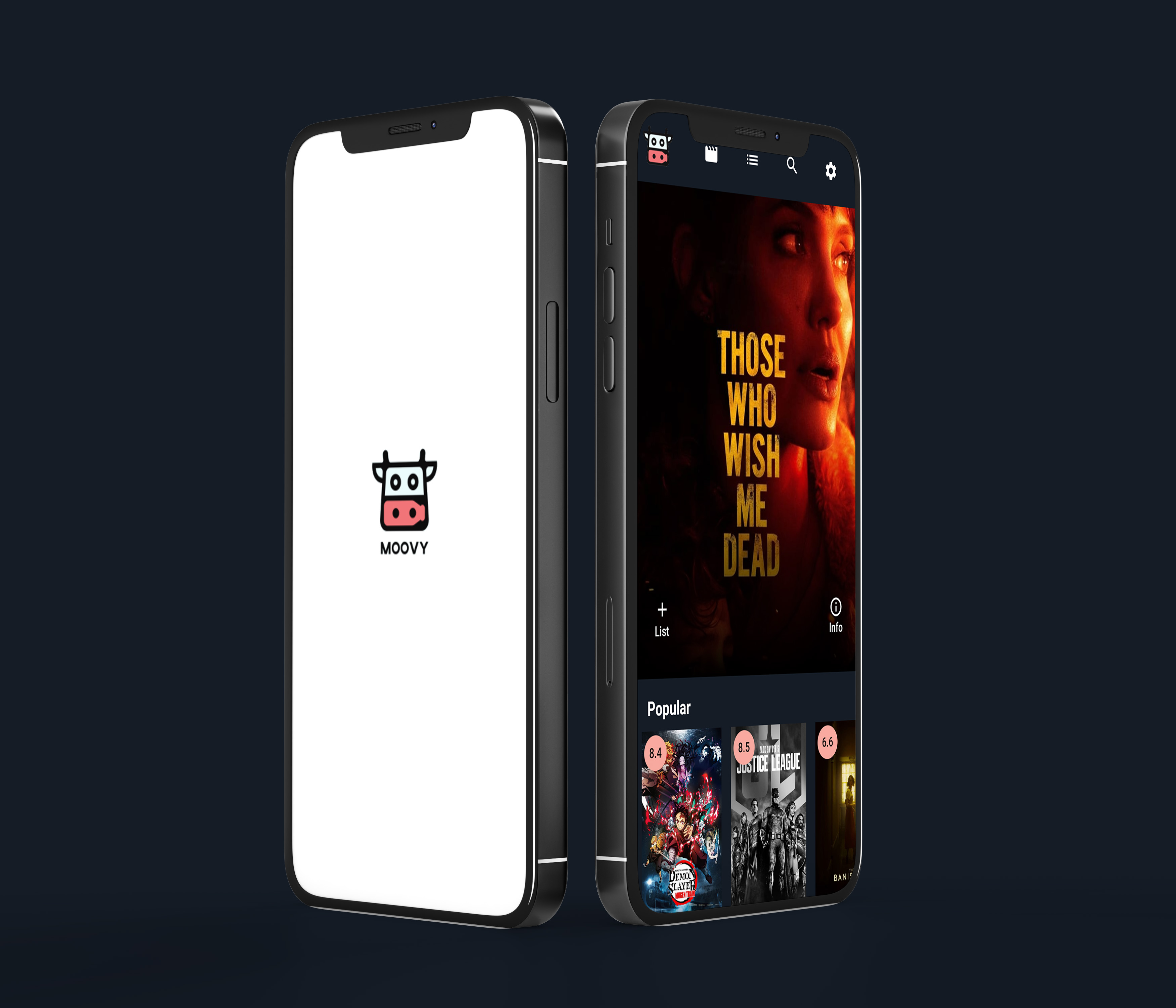 GitHub - rmpsc/Moovy: Movie streaming/database cross-platform mobile application. Developed with ...