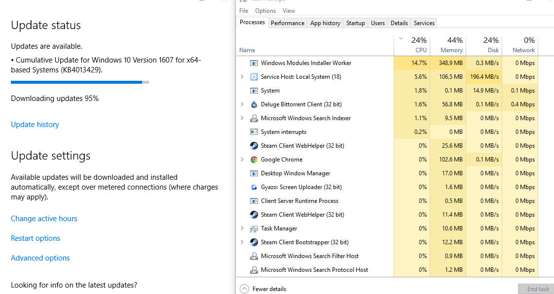 windows stuck at 95% for almost 2 hours. : r/Windows10