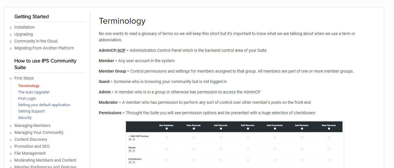 Recreating IPB Guides - General Questions - Invision Community
