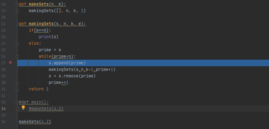 Receiving an error that says "NoneType has no attribute append" on line ...
