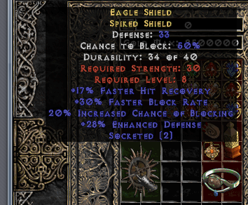 Lld 2os Barbed Shield 17fhr/30/20 Lld Zon Circlet - Topic - d2jsp