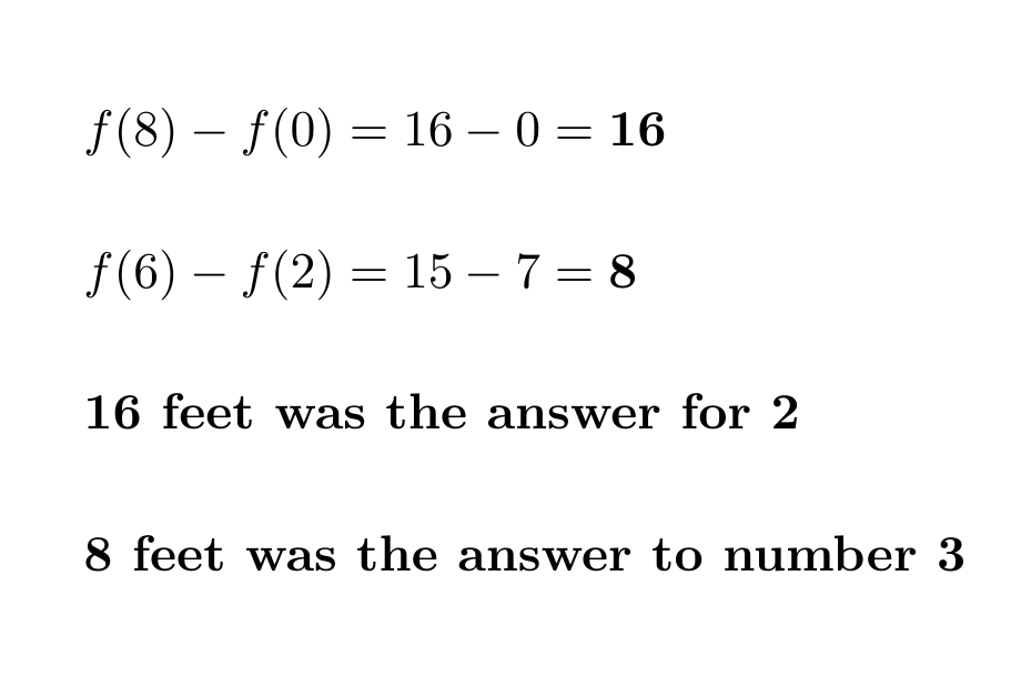 FTC Equation 1 - Math Exploration
