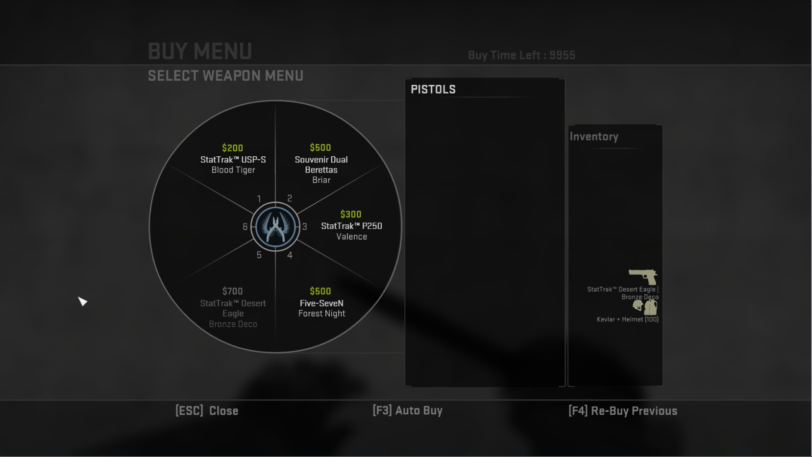 Valve make it so we can put Cz 75, Five seven , R8 revolver or Desert ...