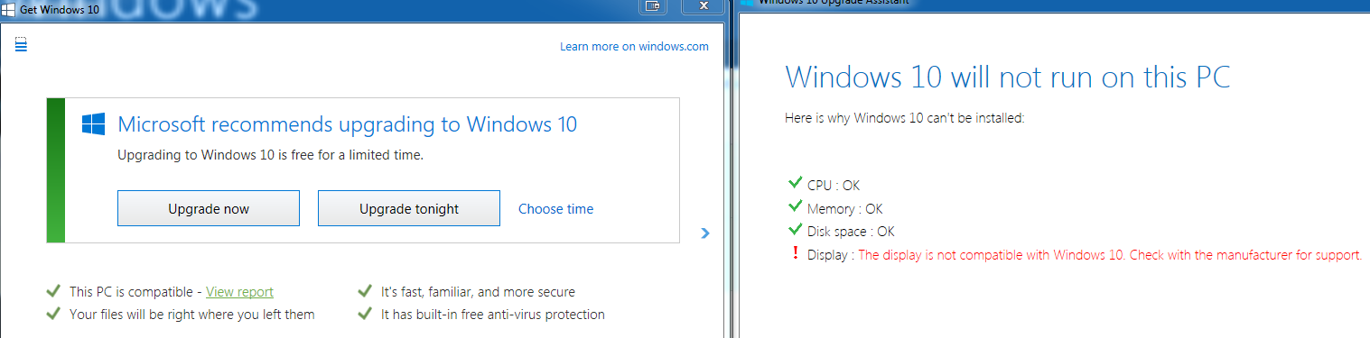 One installer has no issues with the hardware (it has issues with the ...