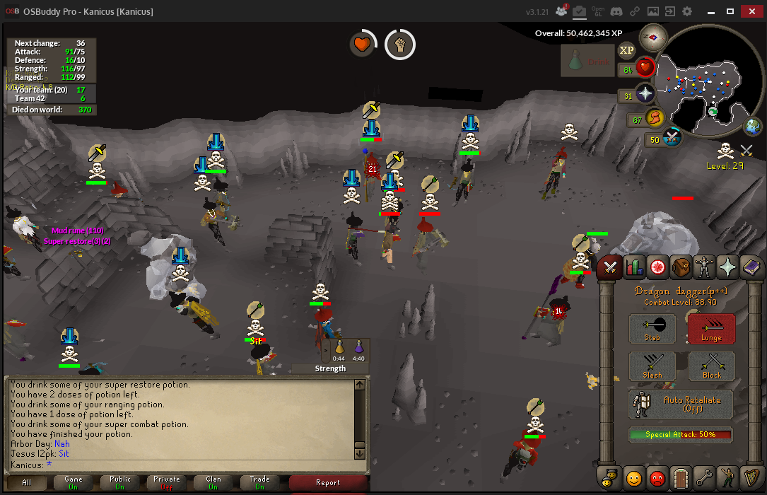 Misfits kick Purge out of rev caves - Wilderness - The Runescape Pure ...