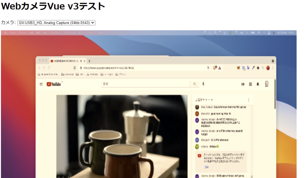Vue.js v3とWebRTCでWebカメラを利用するコピペで使えるサンプル #JavaScript - Qiita