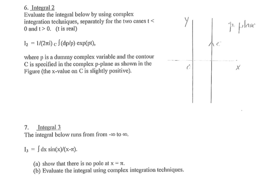Solved 6. Integral2 Evaluate the integral below by using | Chegg.com