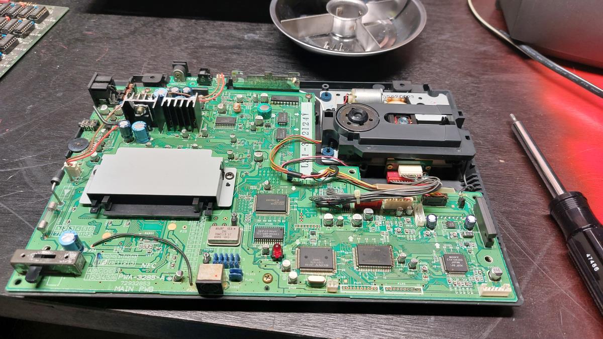 I picked up a PC Engine Duo, and it won't read any disks... : r/TurboGrafx