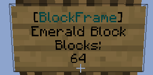 BlockFrames | SpigotMC - High Performance Minecraft Community