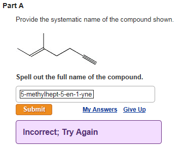 Solved Provide the systematic name of the compoun | Chegg.com