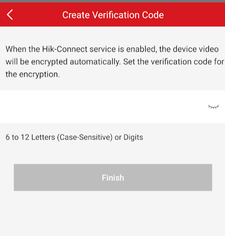 New HikVision User - Stuck on mobile app - Create Verification Code ...