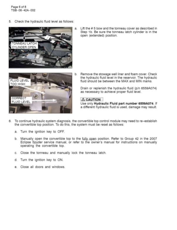 Spyder Hydraulic System Diagnosis Guide | Mitsubishi Eclipse 4G Forums