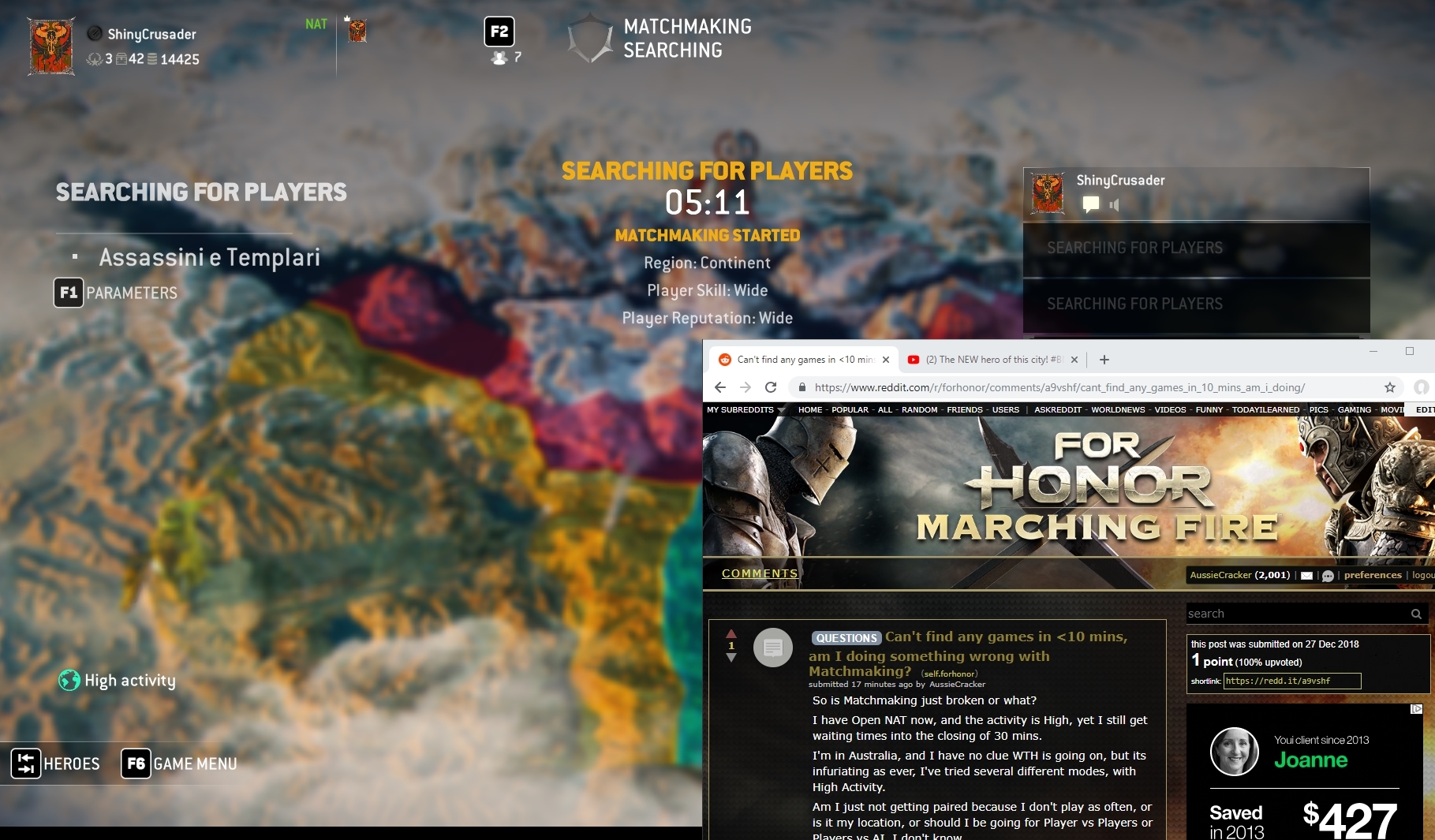 Can't find any games in