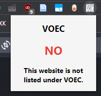 GitHub - Zylvian/voec-check: A Google Chrome extension that lets you ...