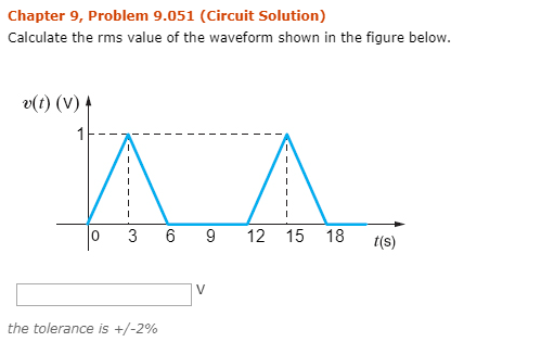 Solved Chapter 9, Problem 9.053 (Circuit Solution) Calculate | Chegg.com