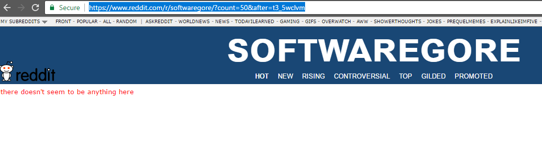 I just wanted to browse Page 3 of /r/SoftwareGore :( : r/softwaregore