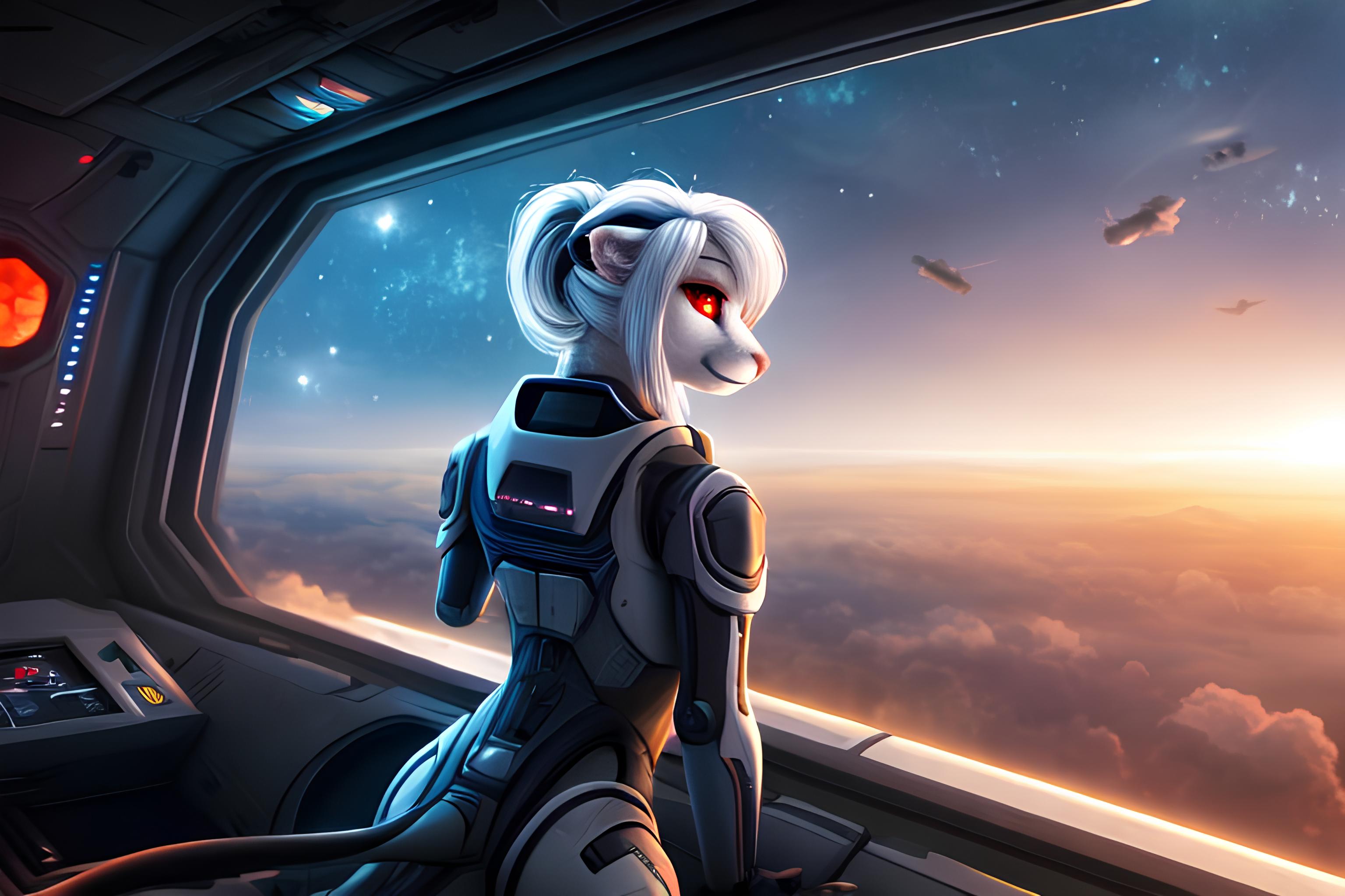 The AI generated images challenge # 1 - Furries In Space | VirtualVerse ...