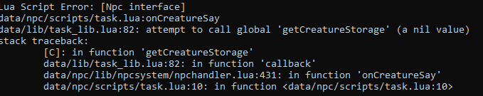 Lua - Task system compatibily | OTLand