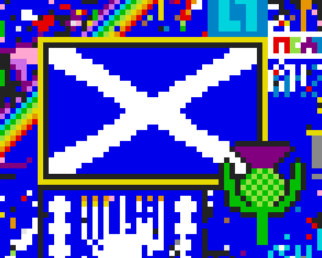 GOLD BORDER AROUND THE FLAG : r/Scotland