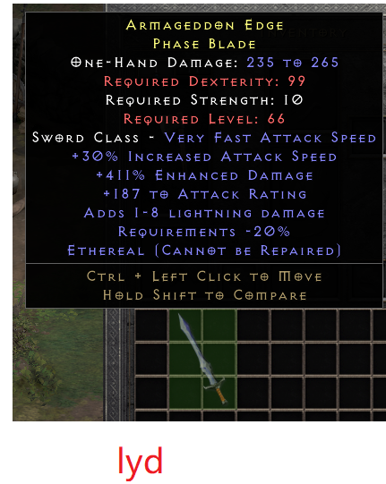 Xh23 Erep Phase Blade 30-411 187ar -20req - Topic - d2jsp