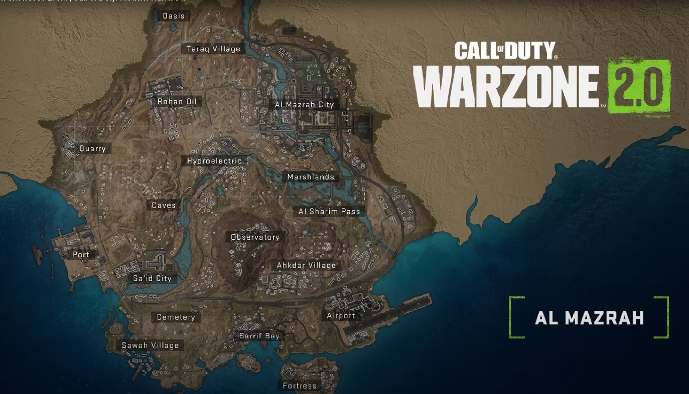 Warzone 2’s Map is Named “AL MAZRAH” | ResetEra