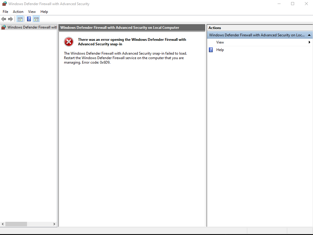 Windows Defender (other apps from Windows App Store as well) closed ...