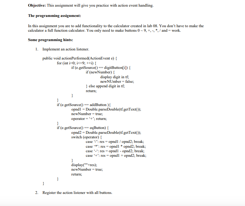 Solved Objective: This assignment will give you practice | Chegg.com