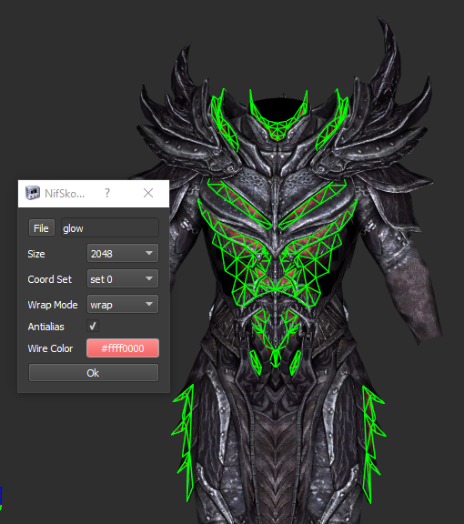 Help on generating glow textures from glow meshes : r/skyrimmods