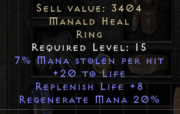 Perfect Manald Heal - Topic - d2jsp