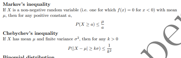 Solved Use Markov's inequality and Chebychev's inequality | Chegg.com