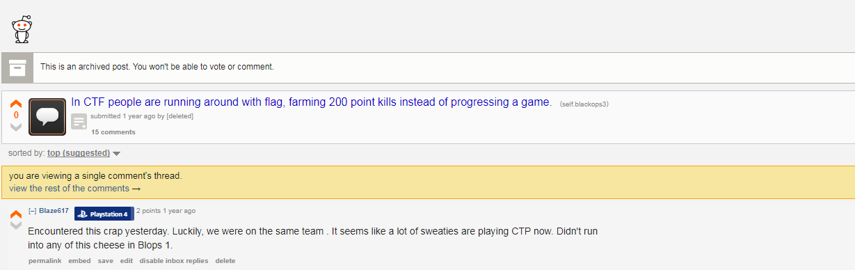 Upvoted Archived Threads Disappearing?? : r/help