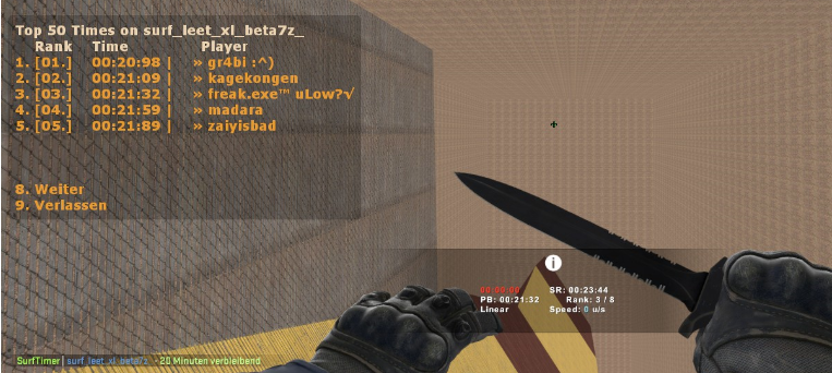 [BUG] 1.1.0 Dev Version (Problems) · Issue #242 · surftimer/SurfTimer · GitHub