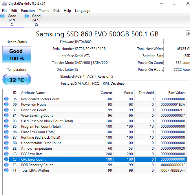 Samsung 860 Evo normal seq. read speeds but very low seq. write. : r ...