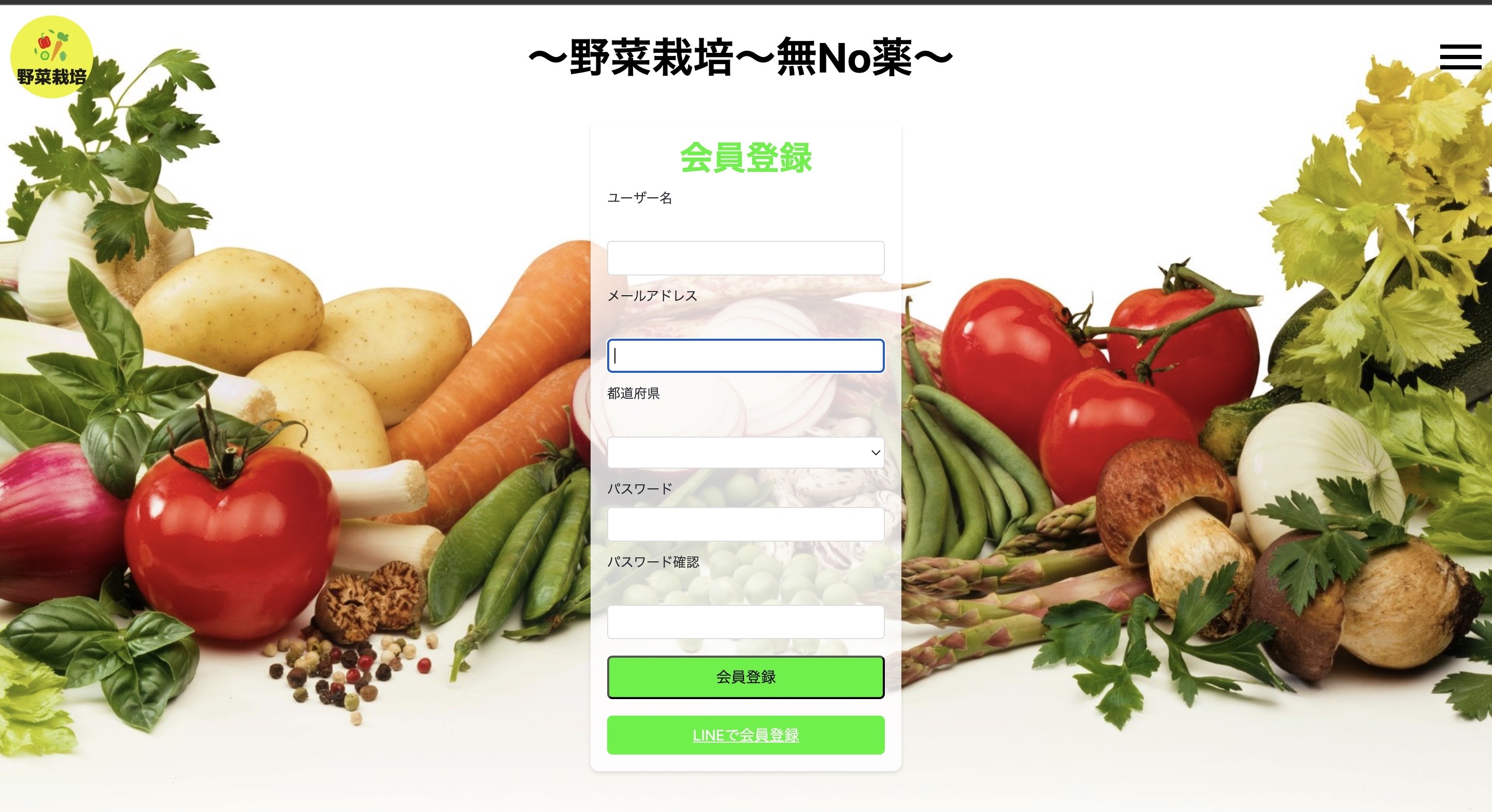 GitHub - daikimatsumoto0731/vegetable_service