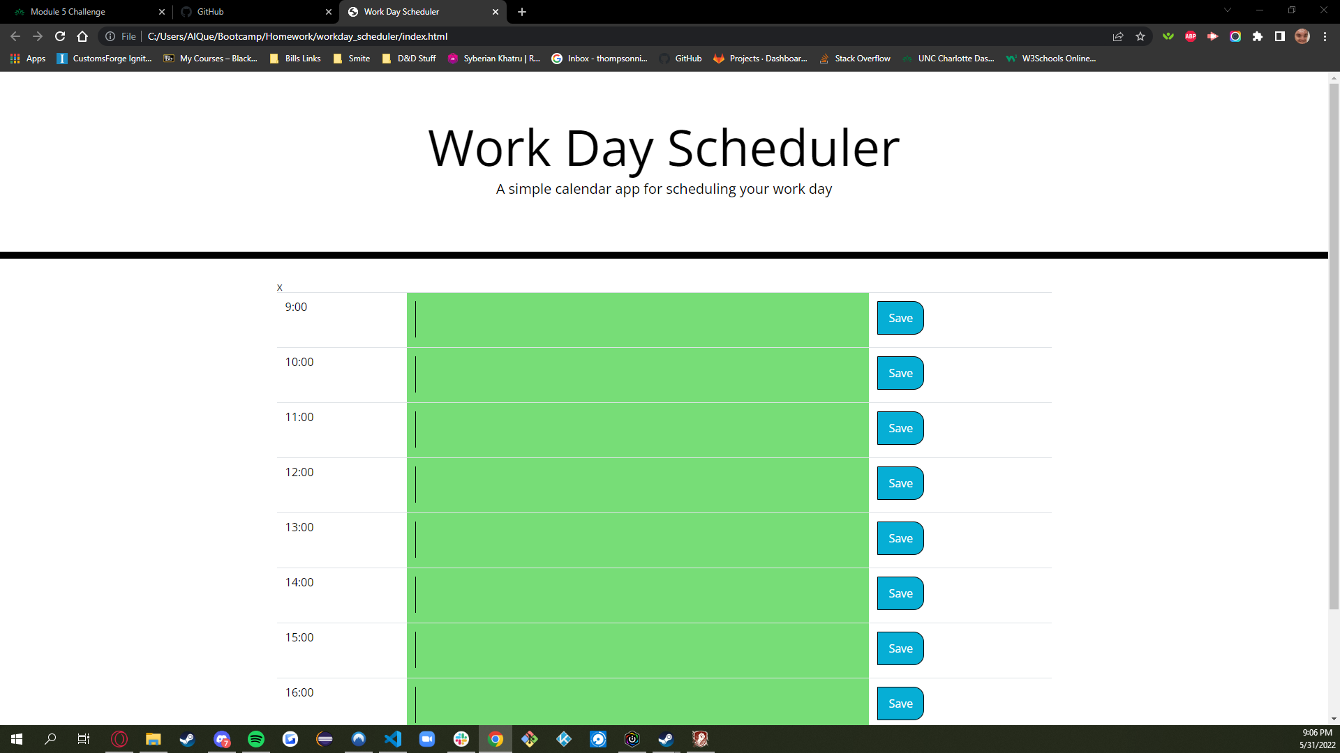 GitHub - NickLThompson/workday_scheduler