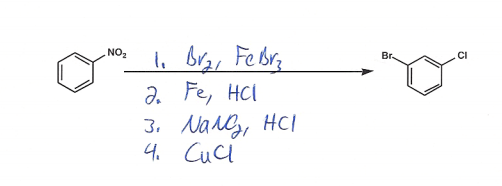 Solved Br. CI a. Fe, Hcl 4. CuC | Chegg.com