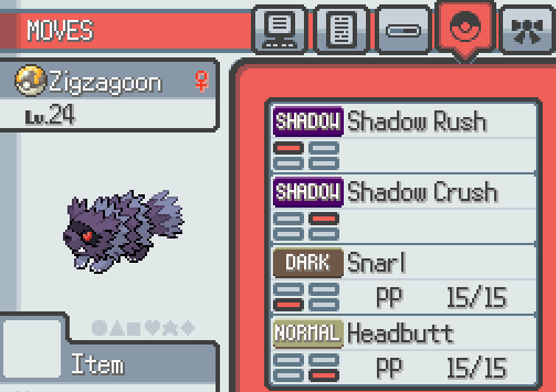 A More Detailed Guide on Shadow Pokémon Movesets : r/PokemonRMXP