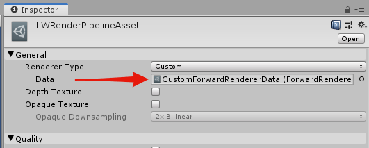 Example for adding custom render passes via renderer features for lightweight render pipeline ...