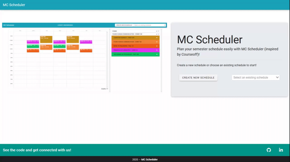 GitHub - jschneider3496/MC-Schedule-Builder: MC Scheduler is a schedule ...