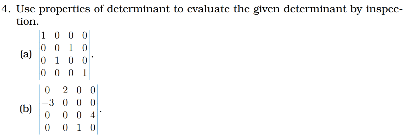 Solved 2. Compute the determinant of the following matrix. 2 | Chegg.com