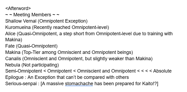 Shallow Vernal (Web Novel) | VS Battles Wiki | Fandom