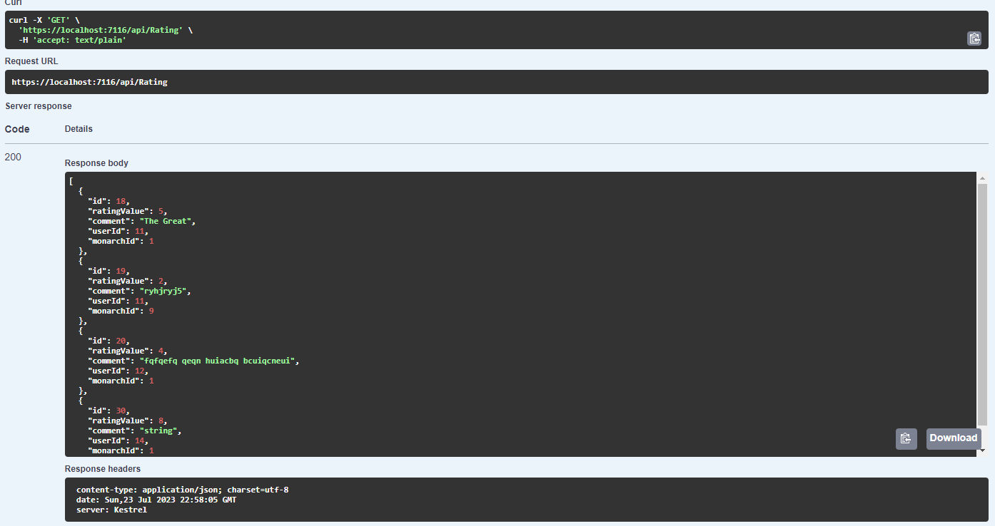 GitHub - JeremyM45/MonarchsAPI_Net6