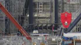 Construction update for the new [Space Mountain, Tokyo Disneyland]. It ...