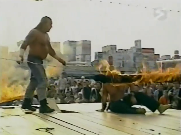 Zandig/Nick Gage vs. Jun Kasai/Mitsuhiro Matsunaga, BJW Summer Jumbo ...