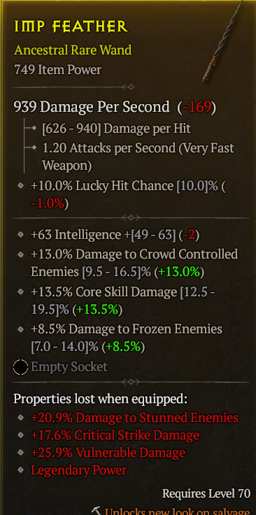 Wtb Ice Shard Sorc Wand - Topic - d2jsp