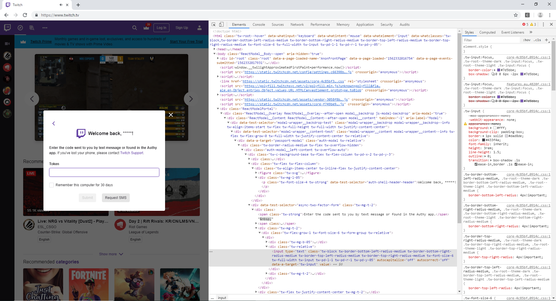 Can't find xPath of some Elements for a Twitch Bot : r/selenium