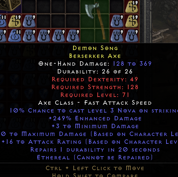 Xh23 Eth-selfrep Zerker Ed249 Fools Nova - Topic - d2jsp