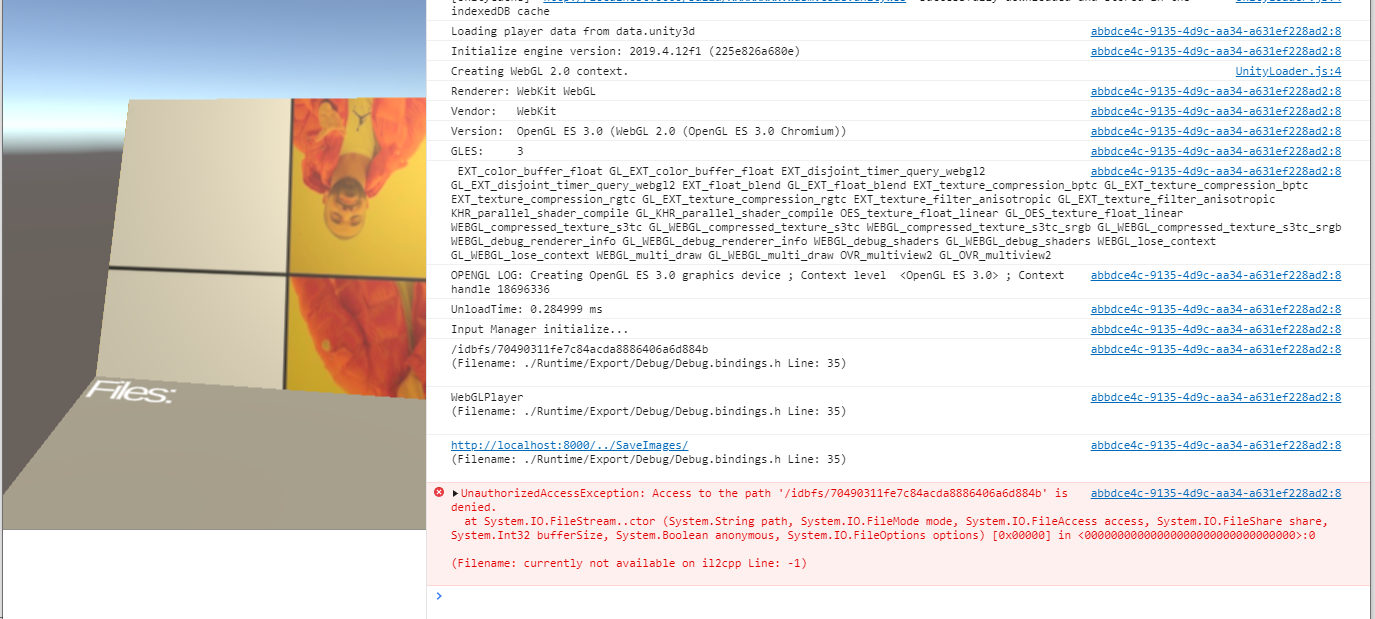 Need help trying to create a Unity WebGL image uploader/downloader. : r/Unity3D