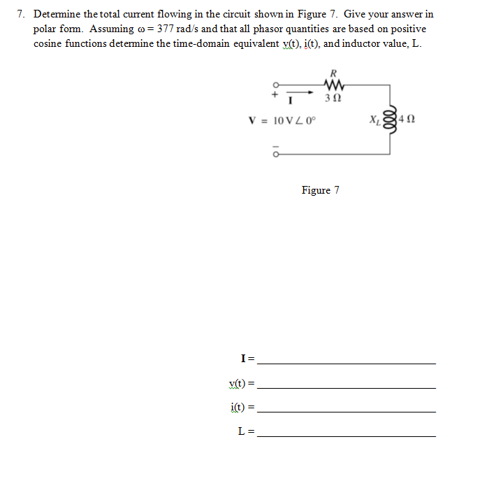Solved: Determine The Total Current Flowing In The Circuit... | Chegg.com