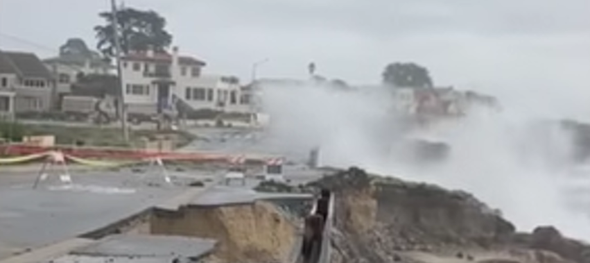 AMERICA Stands With TRUMP : California Hurricane Surge! Santa Cruz c...